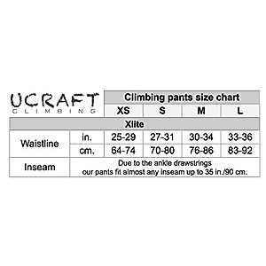 Ucraft "Xlite Women's Rock Climbing and Bouldering and Yoga Knickers. Lightweight, Stretching, Breathable (412 S,Womens,Mustard)