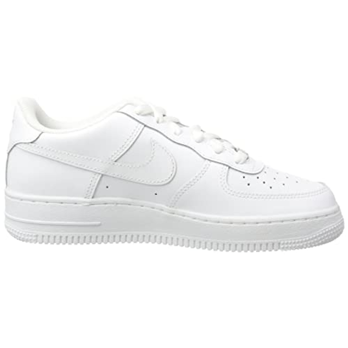 Nike Boy's Air Force 1 LE (Big Kid) White/White 4.5 Big Kid M