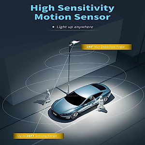 iReCaDaTa 1000W Commercial Solar Street Lights Outdoor, 480 LED 6500K LED Flood Lights Dusk to Dawn Lamp with Motion Sensor, IP67 Waterproof for Parking Lot, Yard, Garden,Patio, Driveway