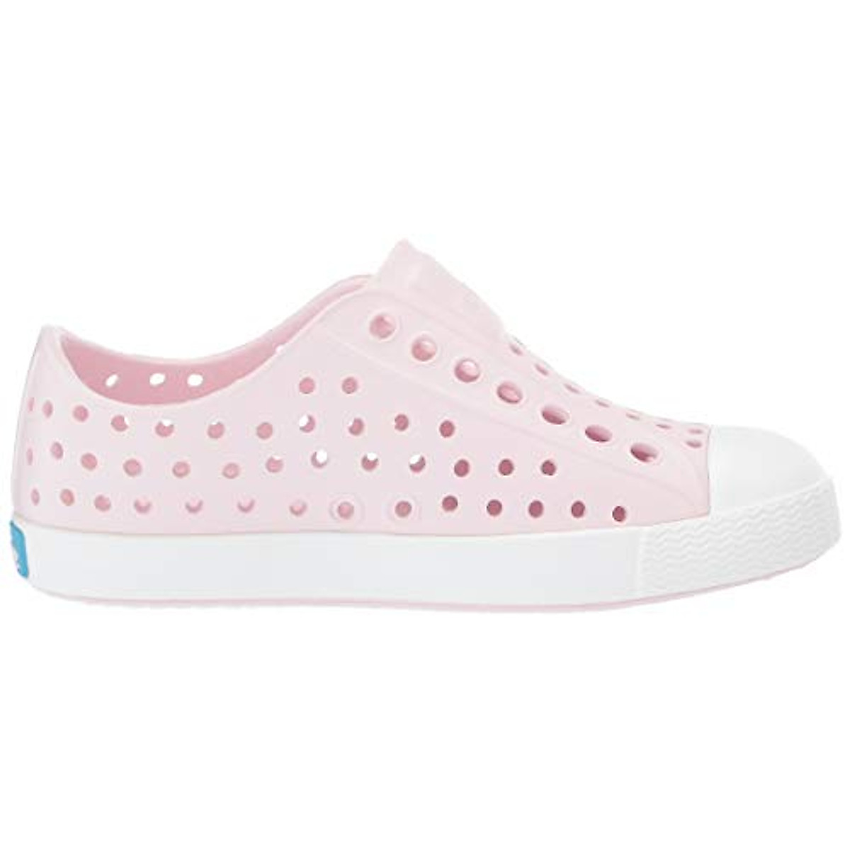 Native Shoes, Jefferson Child, Kids Lightweight Sneaker, Milk Pink/Shell White, 9 M US Toddler