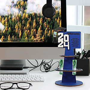 Luxshiny Graduation Party Wooden Money Holder Graduation Money Holder Graduation Decor Wooden Graduation Money Holder Money Holder Party Ornament Grad Ornament