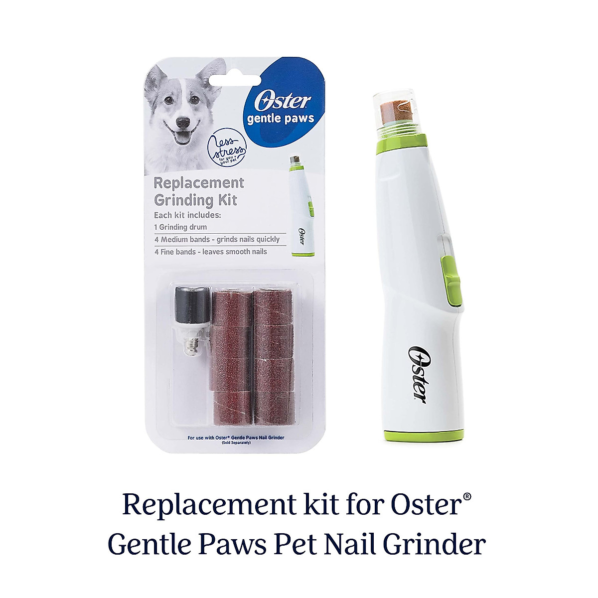 Oster Gentle Paws Pet Nail Grinder Replacement Kit