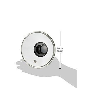 Wahei Freiz PR-8568 Glass Lid Frying Pan, Precious 5.5 inches (14 cm), Full Physical Strengthening, Steam Mouth Included