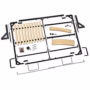 I-Semble Queen-Size Horizontal-Mount Murphy Bed Hardware Kit with Mattress Platform