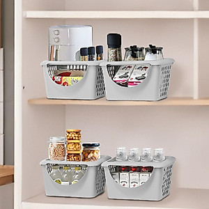 Leilifre Onion and Potato Storage Bins with Lid(176oz) 3 Set Onion Holder Storage, Potato Bins for Kitchen Pantry Storage Bins Basket for Kitchen Pantry Organizers