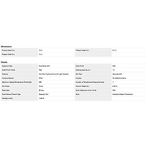 Betty Crocker Countertop Pizza Maker, 1440-Watt Pizza Maker Machine for Home, BC-2958CR