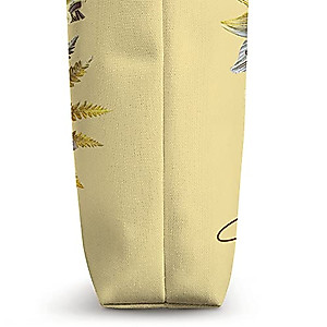 Harry Potter Hufflepuff Floral Badger Mascot Tote Bag