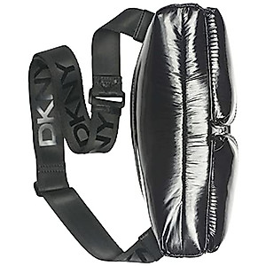 DKNY womens Dkny Avia Crossbody, Black/Black, One Size US