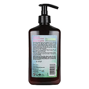 SPApharma Leave In Conditioner enriched with Tea Tree Essential Oil & Dead Sea Minerals for Dry & Damaged Hair 13.5 fl. Oz.