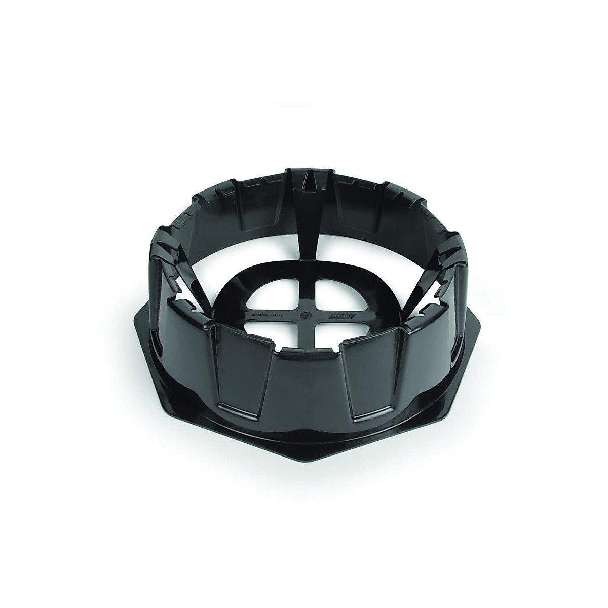 Camco Cylinder Stabilizing Base for 20 lbs and 30 lbs Propane Tank | Keeps Cylinder in Place During Storage or Travel | Black (57237)