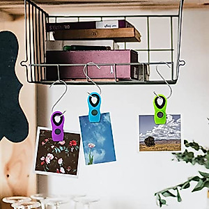 Chip Clips Heavy Duty, 12 Pack 6 Assorted Bright Colors Magnetic Clips for Refrigerator, Magnet Clips, Bag Clips for Food Packages Storage, Snack Bags and Food Bags