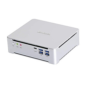 KINGDEL Mini Desktop PC, Intel Core i7 7th Gen. 4 Cores Max 3.9Ghz CPU, 16GB DDR4 RAM 1TB NVMe SSD, 4K: 4096X2304, HD, DP, Type-C, W-11 Pro