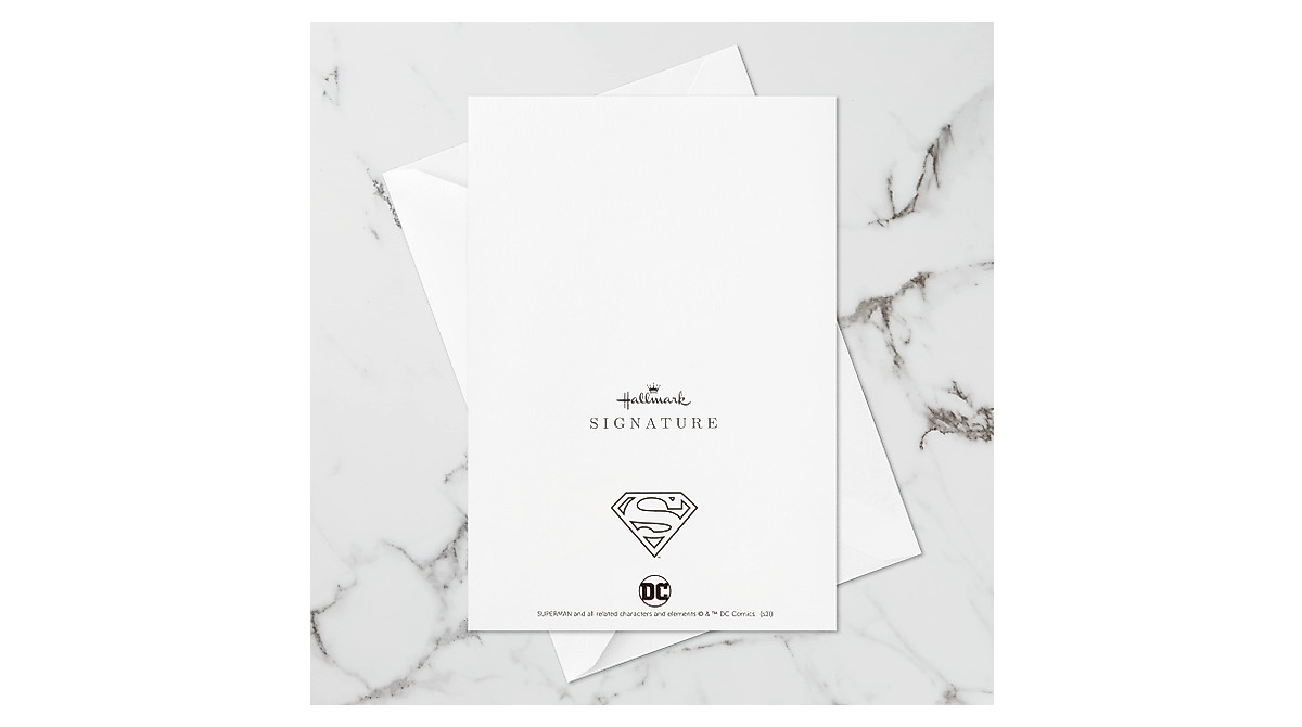 Superman Pop-Up Father's Day Card by Hallmark