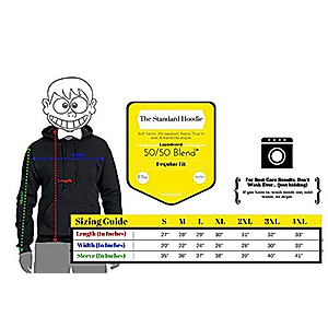 Wild Bobby Ford Trucks F150 Pickup Cars and Trucks Front and Back Unisex Graphic Hoodie Sweatshirt, Black, X-Large