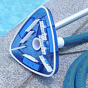 Robelle Kokido K052 Transparent Triangular Vacuum Head for Swimming Pools