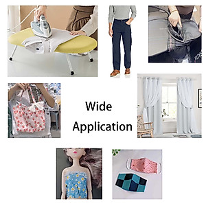 Lightweight Iron-On Fusible Interfacing for Sewing,Non-Woven Single-Sided Interfacing Fabric for DIY Crafts Supplies 39 x 78 inch…