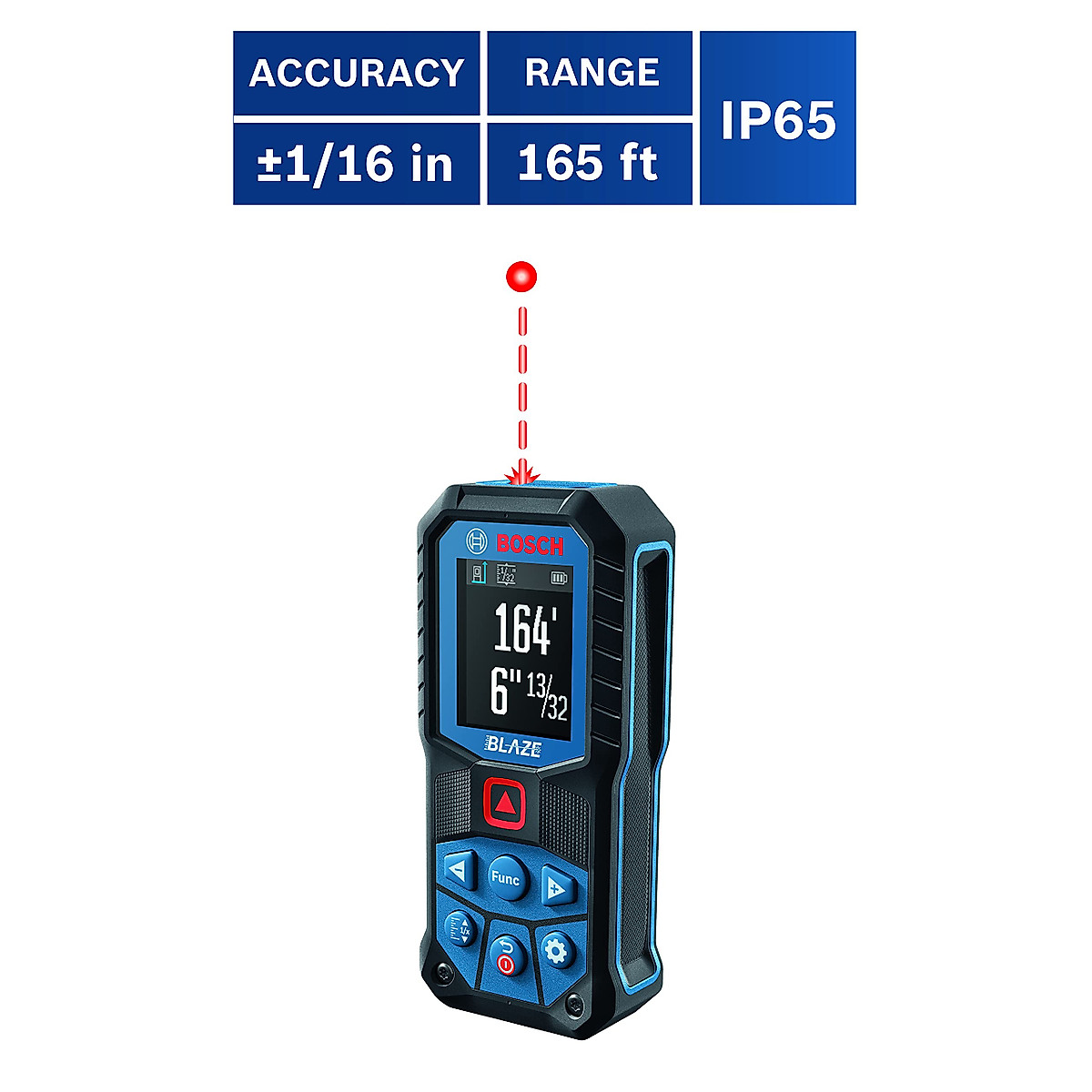 BOSCH GLM165-22 Blaze™ 165 Ft. Laser Measure