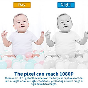 TZZH Hidden Camera Clock, Full HD 1080P WiFi Spy Camera Wireless Remote Camera Clock with Night Vision and Motion Detection Alert, Nanny Cam Surveillance for Home Office Security