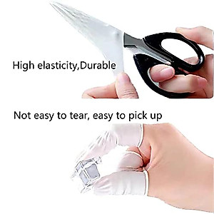 Zfyoung Pack of 340 Disposable Latex Finger Cots