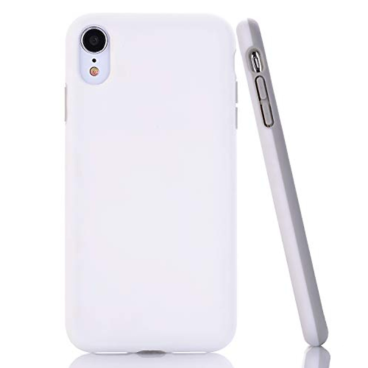 BAISRKE Case for iPhone XR, Hybrid Heavy Duty Protection Case Hard Plastic & Soft TPU Sturdy Shockproof Armor High Impact Resistant Cover for iPhone XR [White]