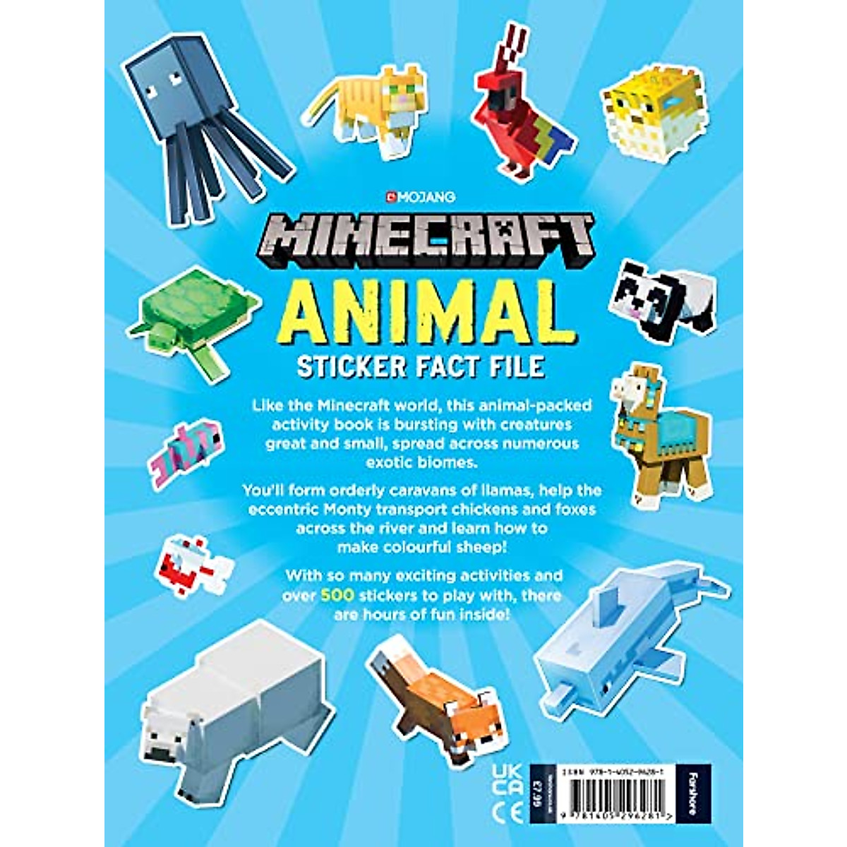 Minecraft Animals Sticker Fact File