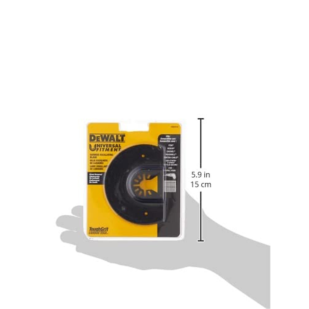 DEWALT Oscillating Tool Blade for Grout Removal, Carbide (DWA4219)