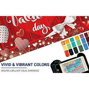 Allenjoy 72" x 48" Happy Valentine's Day Backdrop 14 February Valentines Romance Banner Love Couple Anniversary Party Supplies Red Heart Balloons Decoration Valentine Photography Background