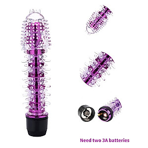 Tentacled Moderate Purple Handheld Multi-Mode Silicone Suction Cup Realistic Classic Wand to Use with Your Partner at Night - XjmFj26-3