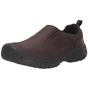 KEEN Men's Targhee 3 Slip On Shoes, Dark Earth/Mulch, 13