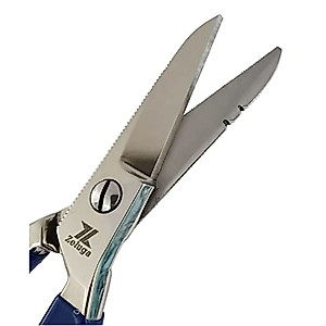 Zeluga 12-229 5in. Heavy Duty Stainless Steel Electician's Scissor with Ergonomic Handle
