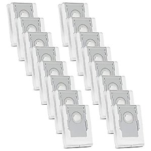 16 Pack Vacuum Bags for irobot Roomba bags i &S& j Series, Replacement for irobot Roomba i7 i7+(7550), i3+EVO(3550) i1+ i4+ i6+ i8+ s9(9150) s9 Plus(9550) j7+(7550) All Automatic Dirt Disposal Bags