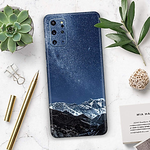 DesignSkinz Starry Mountaintop Protective Vinyl Decal Wrap Skin Cover Compatible with The Samsung Galaxy S20 (Screen Trim & Back Glass Skin)