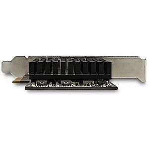 StarTech.com Dual Port 10G PCIe Network Adapter Card - Tehuti TN4010 10GBASE-T & NBASE-T PCI Express Network Interface Adapter 10/5/2.5/1GbE Multi Gigabit Ethernet 5 Speed NIC LAN Card (ST10GSPEXNDP)