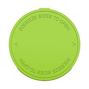 90 Dram CR Plastic Packaging Pop Top Containers - Child Resistant Travel Holder Vial Bottles - 60 qty (Lime Green)