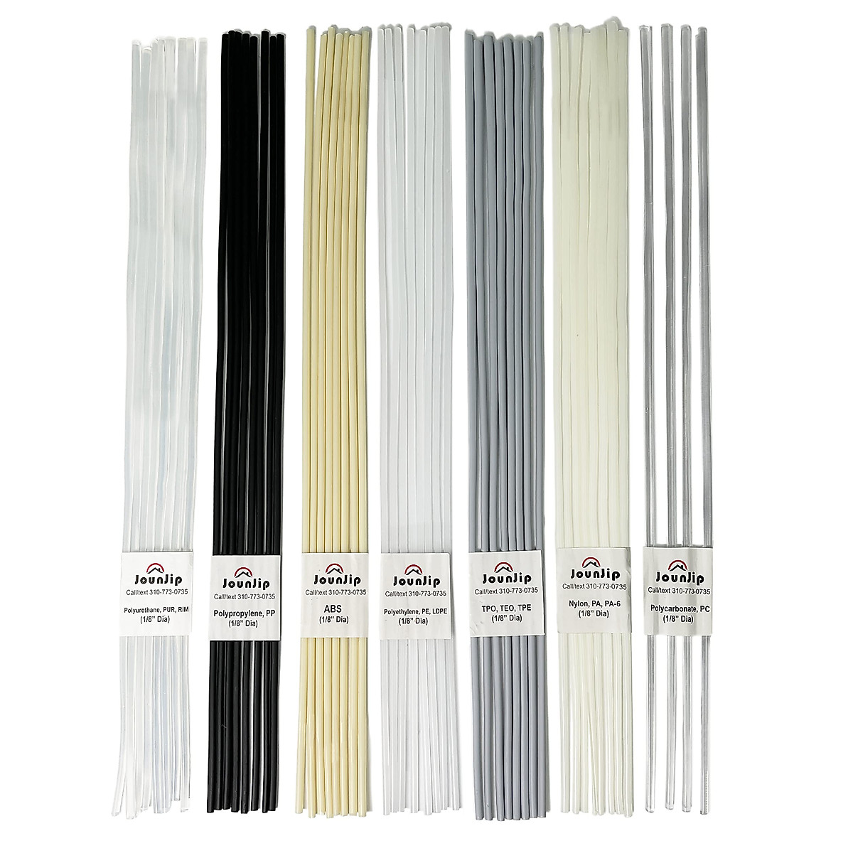 JOUNJIP Auto Body Repair Tape + 7 Types Plastic Rods Bundle with Plastic Welding Kit