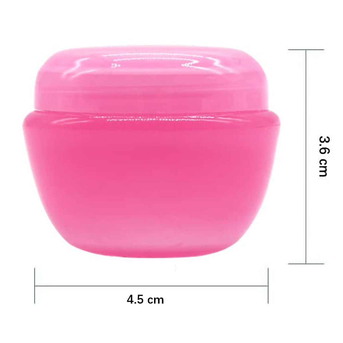 HINNASWA Travel Containers For Toiletry, Lotion Travel Accessories Bottles for Cosmetic, Makeup, Body & Hand Cream, Toiletries