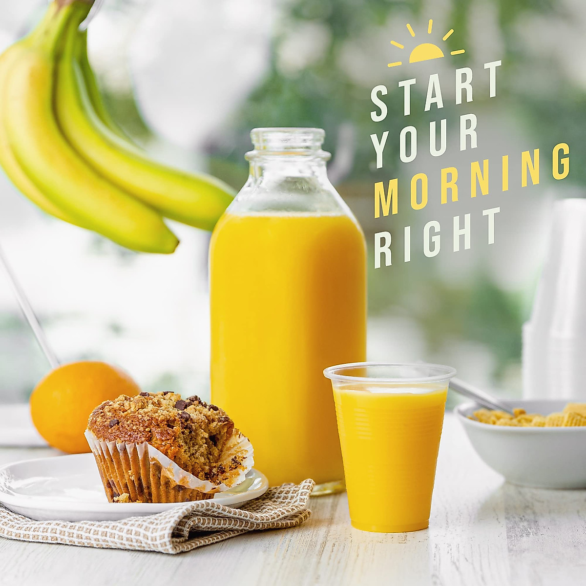 7 oz Clear Plastic Cups – Disposable Cups for Parties, Picnics, BBQ and Events Perfect for Cold Drinks Great Value for Home and Commercial Use Translucent Design (300)