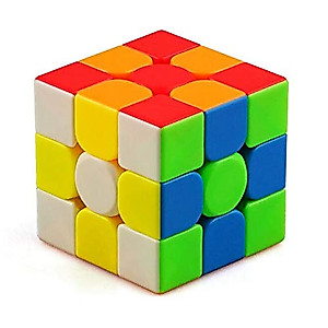 CuberSpeed Moyu MoFang JiaoShi Meilong 3x3x3 stickerless Magic Cube MFJS MEILONG 3X3 Cubing Classroom Meilong 3X3 Speed Cube (Updated Version MeiLong 3C)