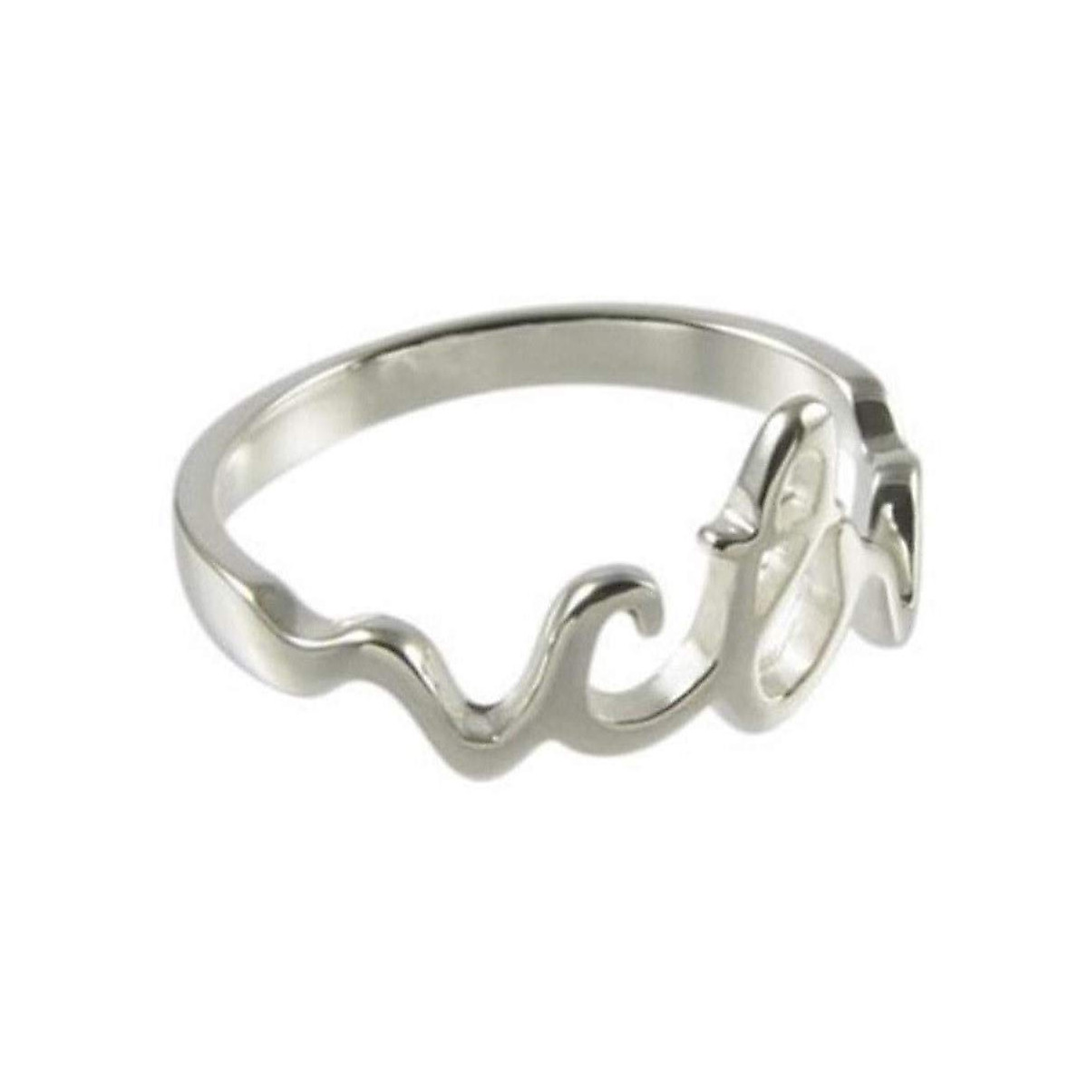 One Moment In Time H13 Size 7 Cursive Small Stainless Steel Ring Women's Mormon LDS CTR