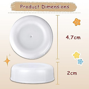 Baby Bottle Lid, Screw Lids Aka Travel Caps with Rewritable Sealing Disc Compatible with Avent dr. Brown Mouth Bottles, Baby Bottle Caps, Cap Replace Natural Bottle Sealing Ring and Sealing Disc