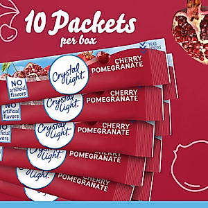 Crystal Light Antioxidant, Natural Pomegranate Cherry Drink Mix, 10 ct