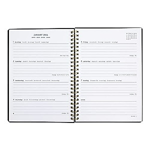 Letts Celebrate Weekly/Monthly Planner, 12 Months, January to December, 2024, Gold Twin-Wire Binding, A5 Size, 8.25" x 5.875", Multilingual, Grey (C082184-24)