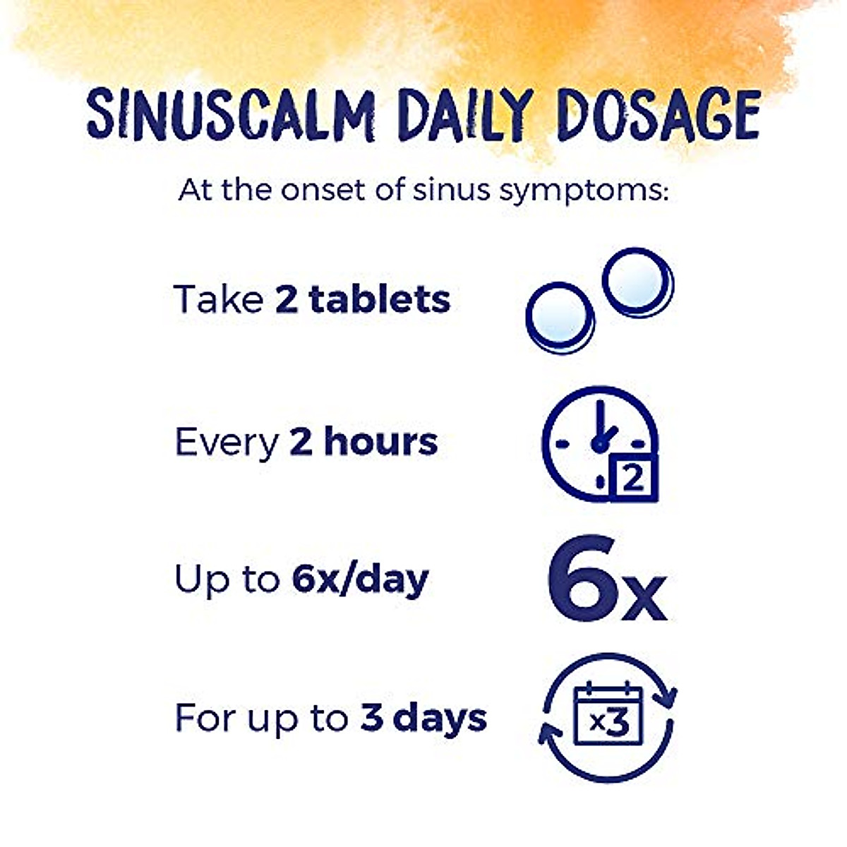 Boiron Sinuscalm Tablets for Sinus Pain Relief, Runny Nose, Congestion, Sinus Pressure, Headache - 120 Count (Pack of 1)