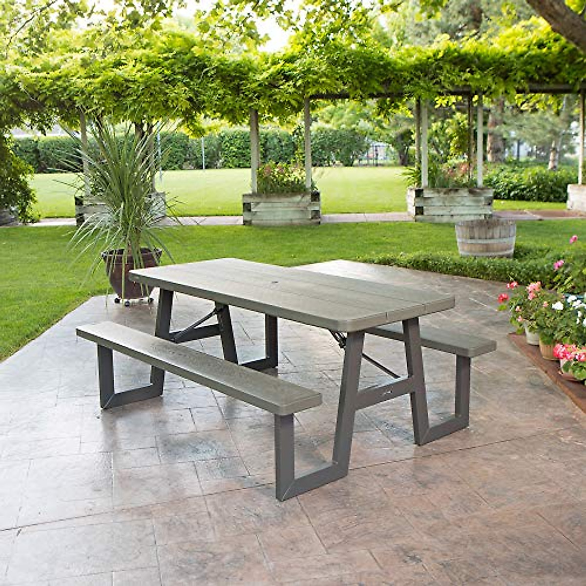 Lifetime 60233 W-Frame Picnic Table