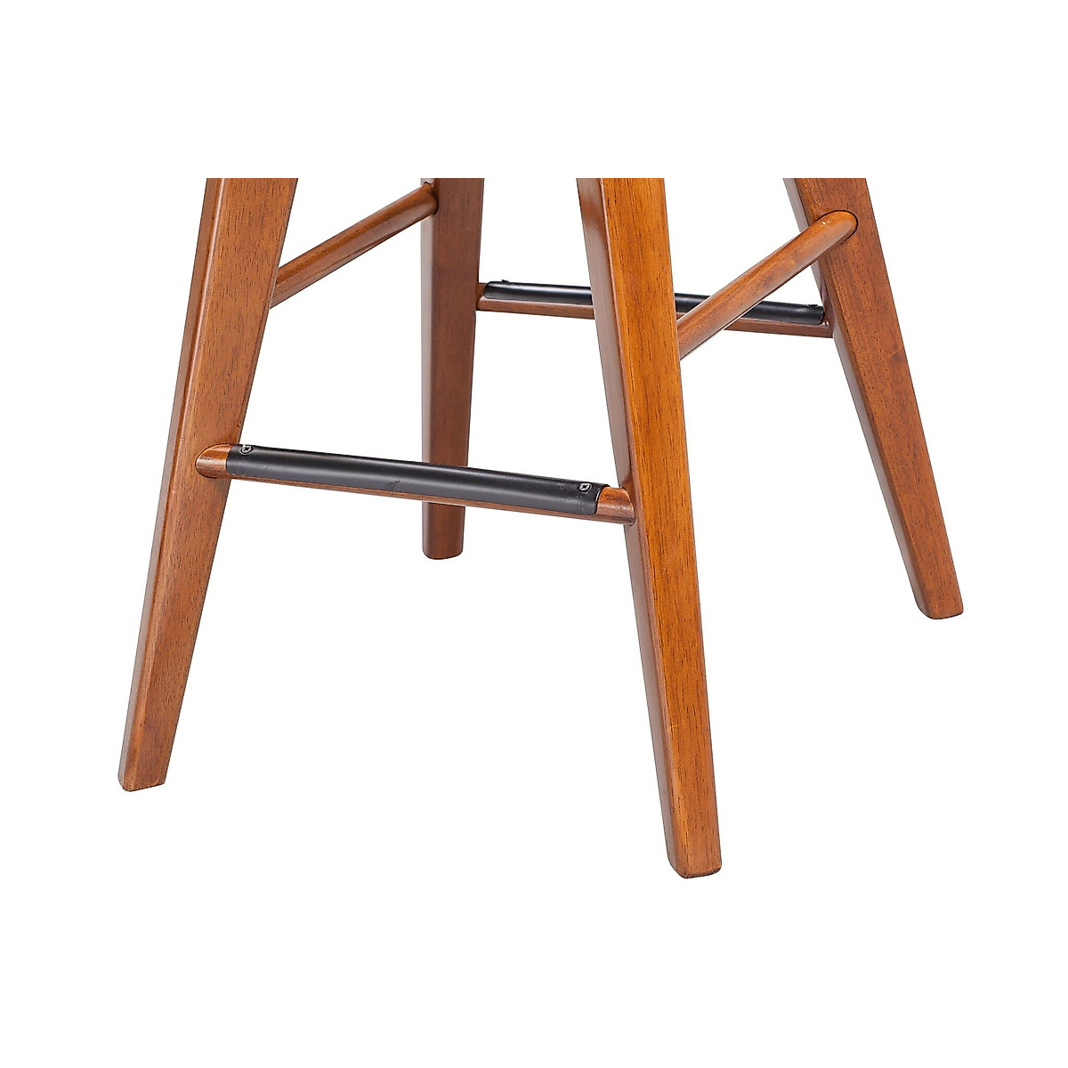 Boraam Bali Counter Height Swivel Stool, 24-Inch, Walnut