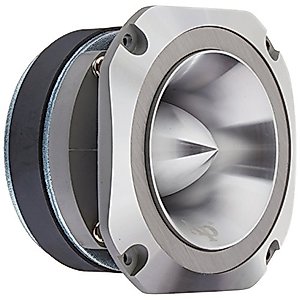 Audiopipe 400W MAX Aluminum Tweeter(Sold Each) Diamond Chrome Cutting Finish, Black