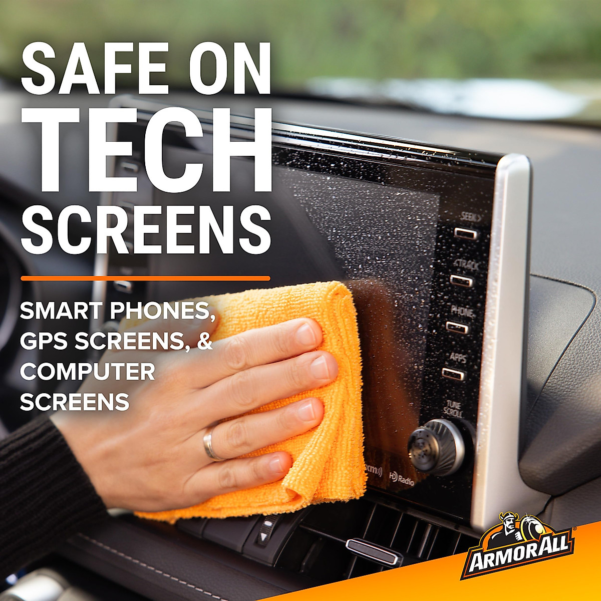 Liquid Auto Glass Cleaner by Armor All, Glass Cleaners for Cars, Trucks, 22 Fl Oz Each