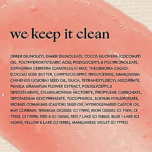 Honest Beauty Gloss-C Lip Gloss, Pink Agate, Vegan, Sheer + Buildable with Coconut Oil & Hyaluronic Acid, 0.33 Fl Oz