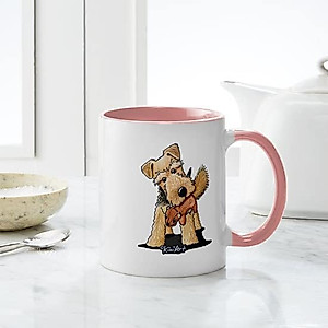 CafePress Welsh Terrier With Squirrel Mug Ceramic Coffee Mug, Tea Cup 11 oz