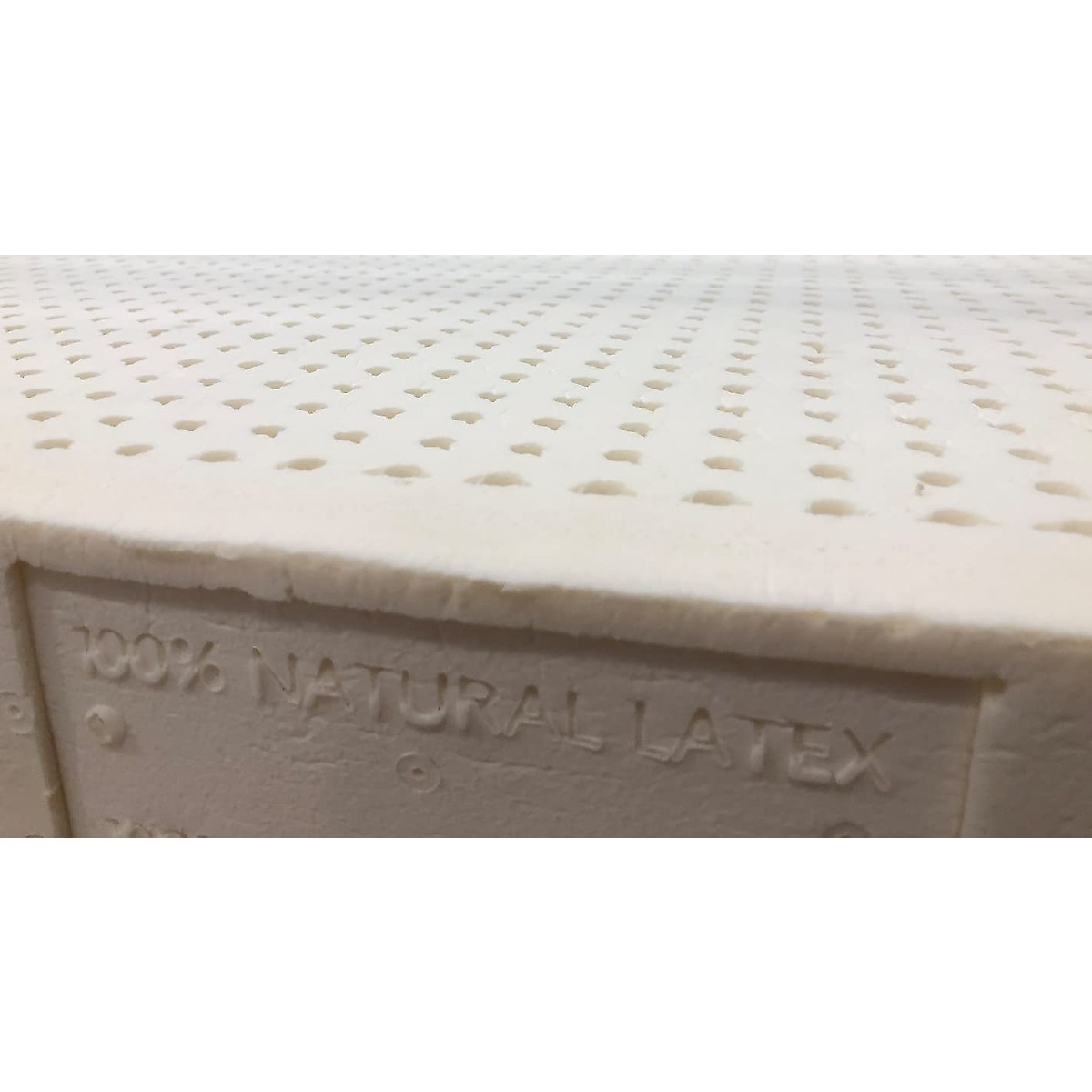 Dormir True Green Premium 100% Natural Organic Latex Mattress Topper (2"" Queen Firm No Cover) - GOLS Certified Quality for Exceptional Comfort, Durable, Firm & Bouncy, Cream